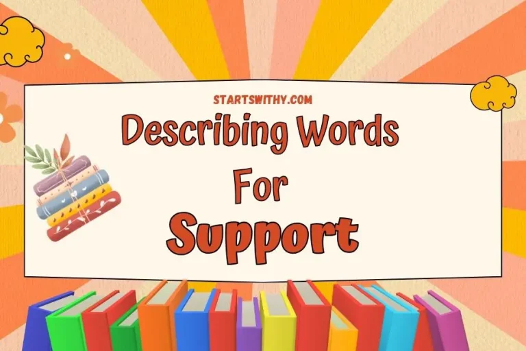 Supportive Adjectives: Inspiring Examples for Describing