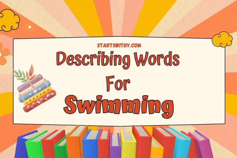 Swimming Adjectives: Describing Words & Examples