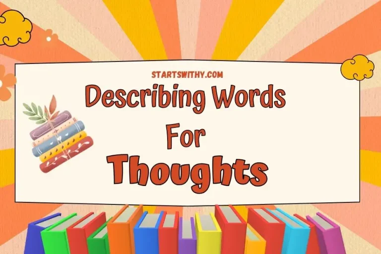 Describing Words for Thoughts: Examples and Adjectives