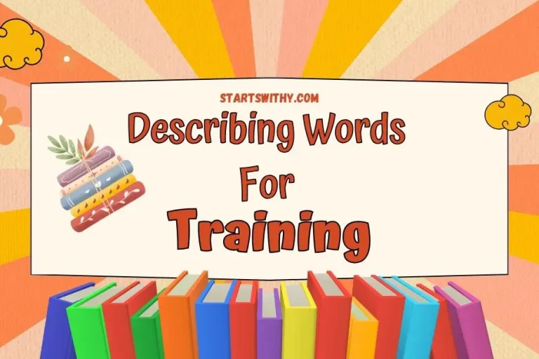 Describing Words for Training: Examples & Adjectives