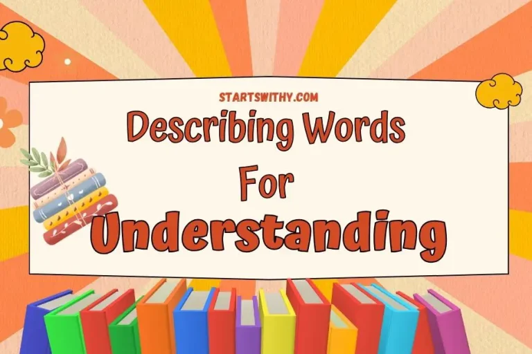 Understanding: Describing Words & Examples