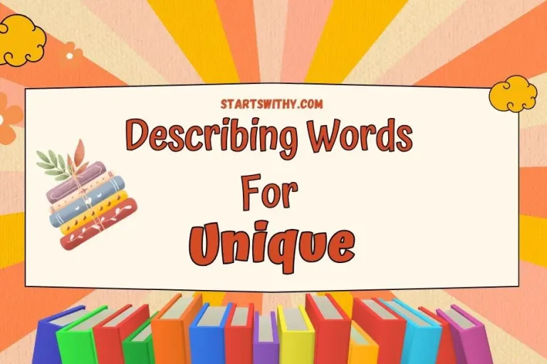 Unique Adjectives - Examples of Describing Words