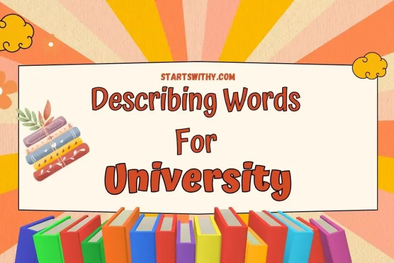 Describing University: Adjectives with Examples