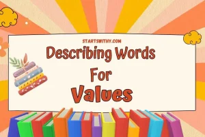 Describing Words for Values: Examples & Adjectives
