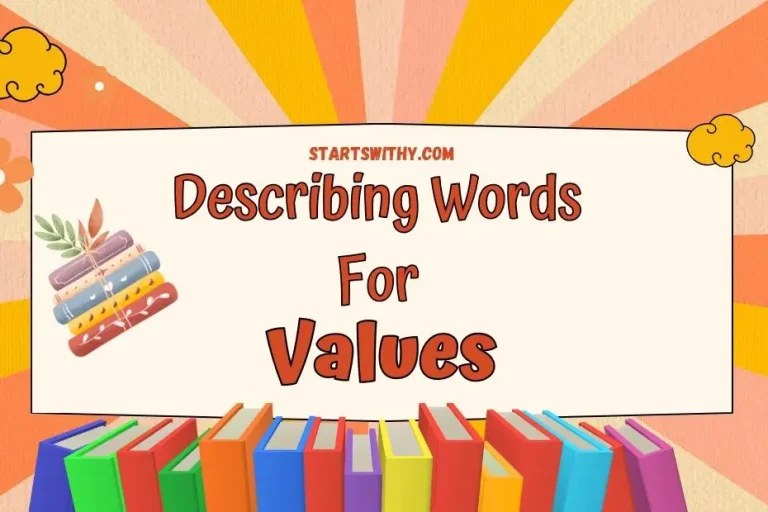 Describing Words for Values: Examples & Adjectives