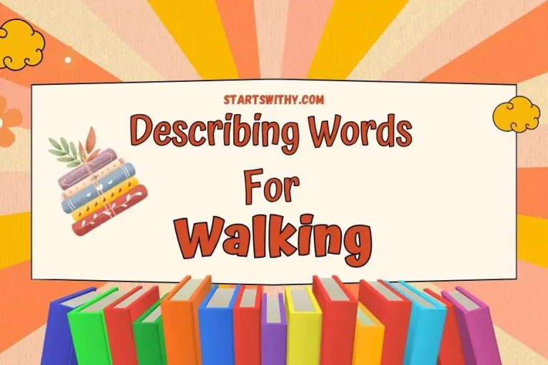 Describing Words for Walking - Examples & Synonyms