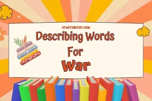 War Describing Words - Examples & Adjectives
