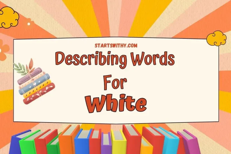 Describing Words for White - Examples & Adjectives