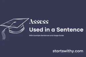 ASSESS in a Sentence Examples: 21 Ways to Use Assess
