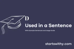 D in a Sentence Examples: 21 Ways to Use D