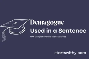 DEMAGOGUE in a Sentence Examples: 21 Ways to Use Demagogue