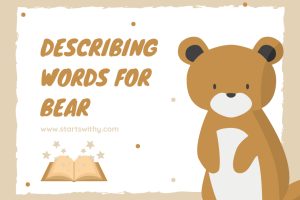 Describing Words for Bear - Examples: Fierce, Majestic, Powerful