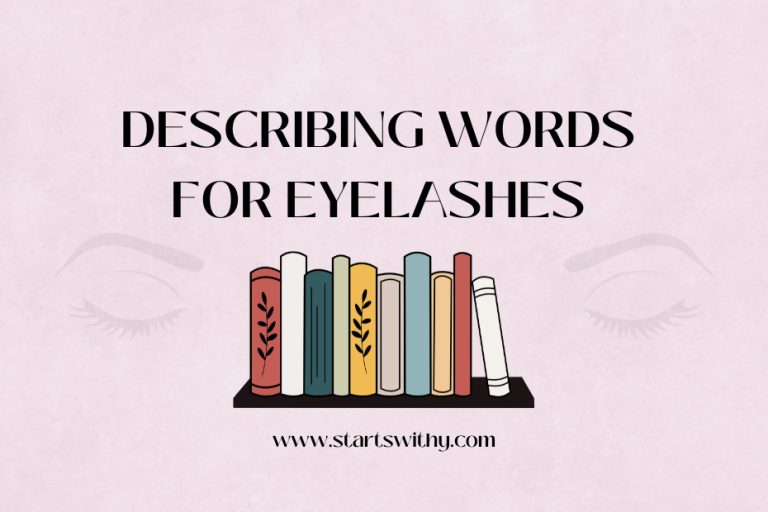 Adjectives for Eyelashes: Describing Words & Examples