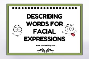 Describing Facial Expressions: Adjectives with Examples