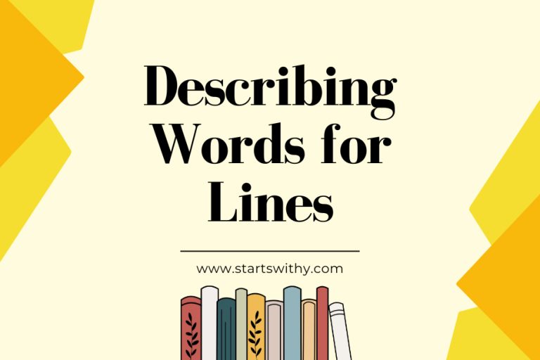 Adjectives for Lines: Examples & Descriptions