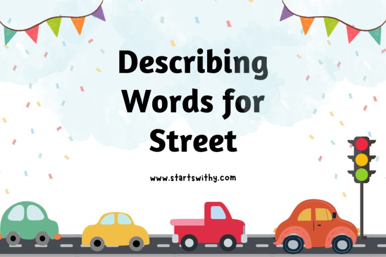 Describing Words for Street: Examples & Tips