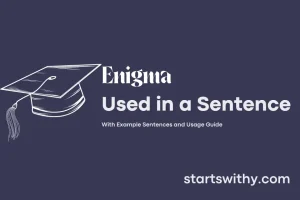 ENIGMA in a Sentence Examples: 21 Ways to Use Enigma
