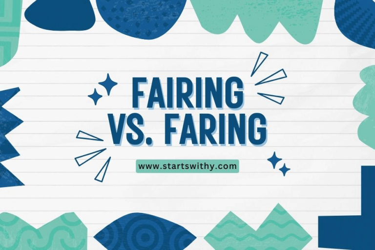 Mastering Fairing vs. Faring: Correct Usage Breakdown