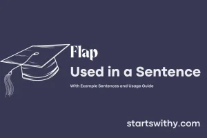 FLAP in a Sentence Examples: 21 Ways to Use Flap