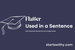 FLATTER in a Sentence Examples: 21 Ways to Use Flatter