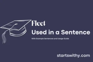 FLEET in a Sentence Examples: 21 Ways to Use Fleet
