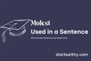 MOLEST in a Sentence Examples: 21 Ways to Use Molest