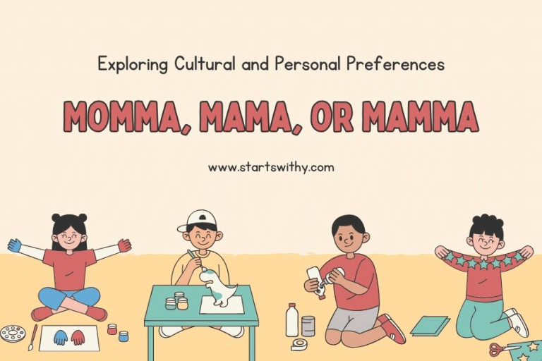 Momma, Mama, or Mamma: Exploring Cultural and Personal Preferences