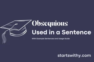 OBSEQUIOUS in a Sentence Examples: 21 Ways to Use Obsequious