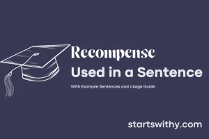 RECOMPENSE in a Sentence Examples: 21 Ways to Use Recompense