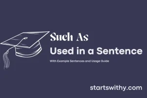 SUCH AS in a Sentence Examples: 21 Ways to Use Such As