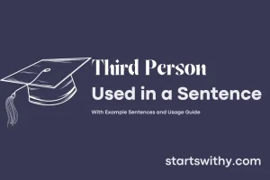 THIRD PERSON in a Sentence Examples: 21 Ways to Use Third Person